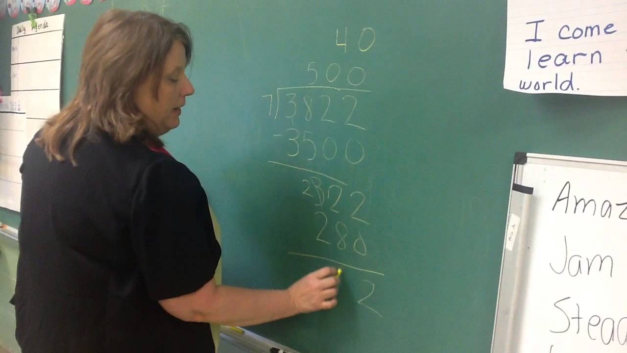 Division expanded notation - YouTube