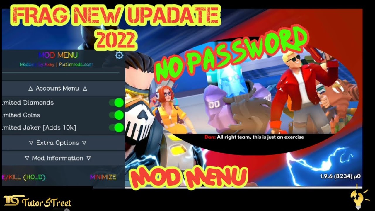 Frag Pro Shooter Mod Menu Apk V1.9.6 Latest Version 2022 NO PASSWORD ...