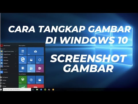 Cara Mudah Tangkap Gambar Di Windows 10 - YouTube