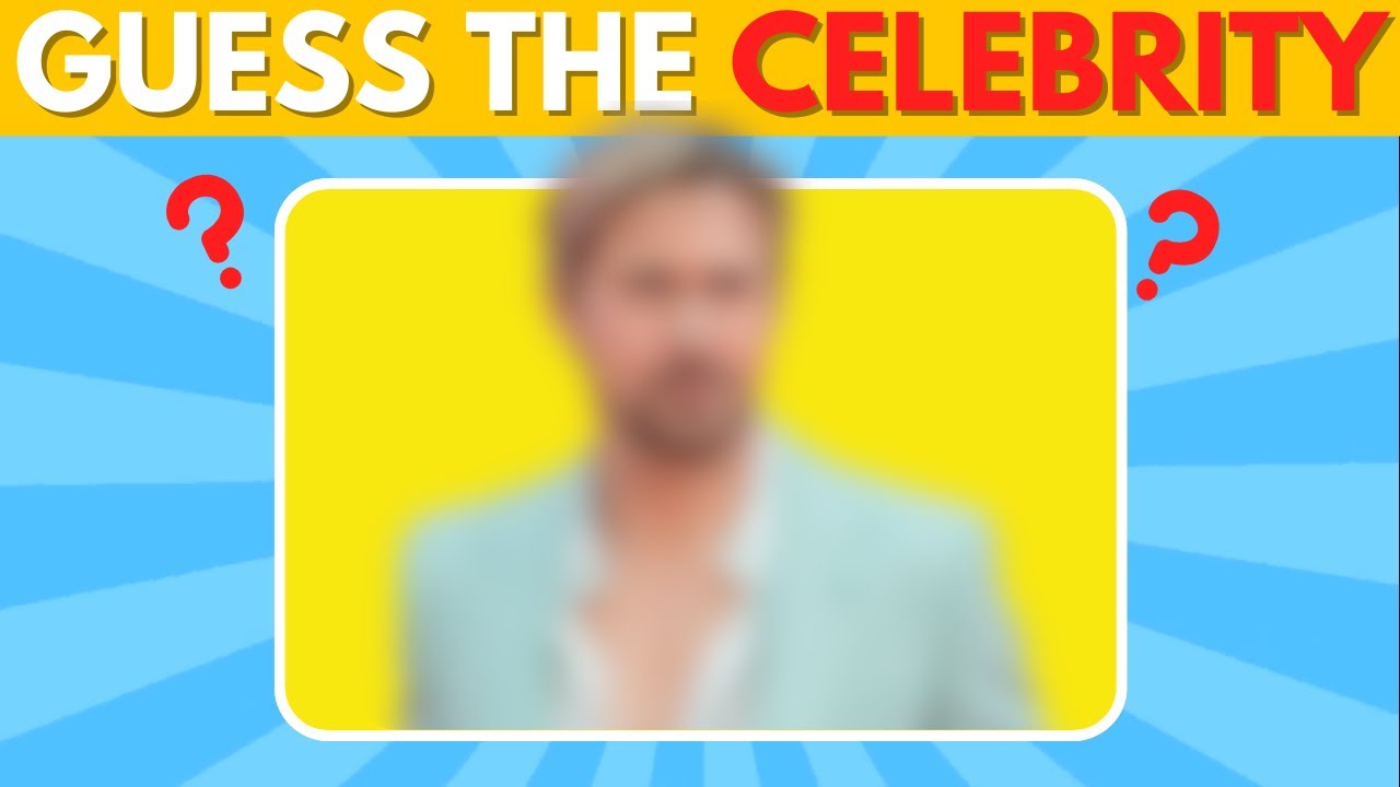 How Well Do You Know Celebrities? Blurred Faces Quiz Challenge - YouTube