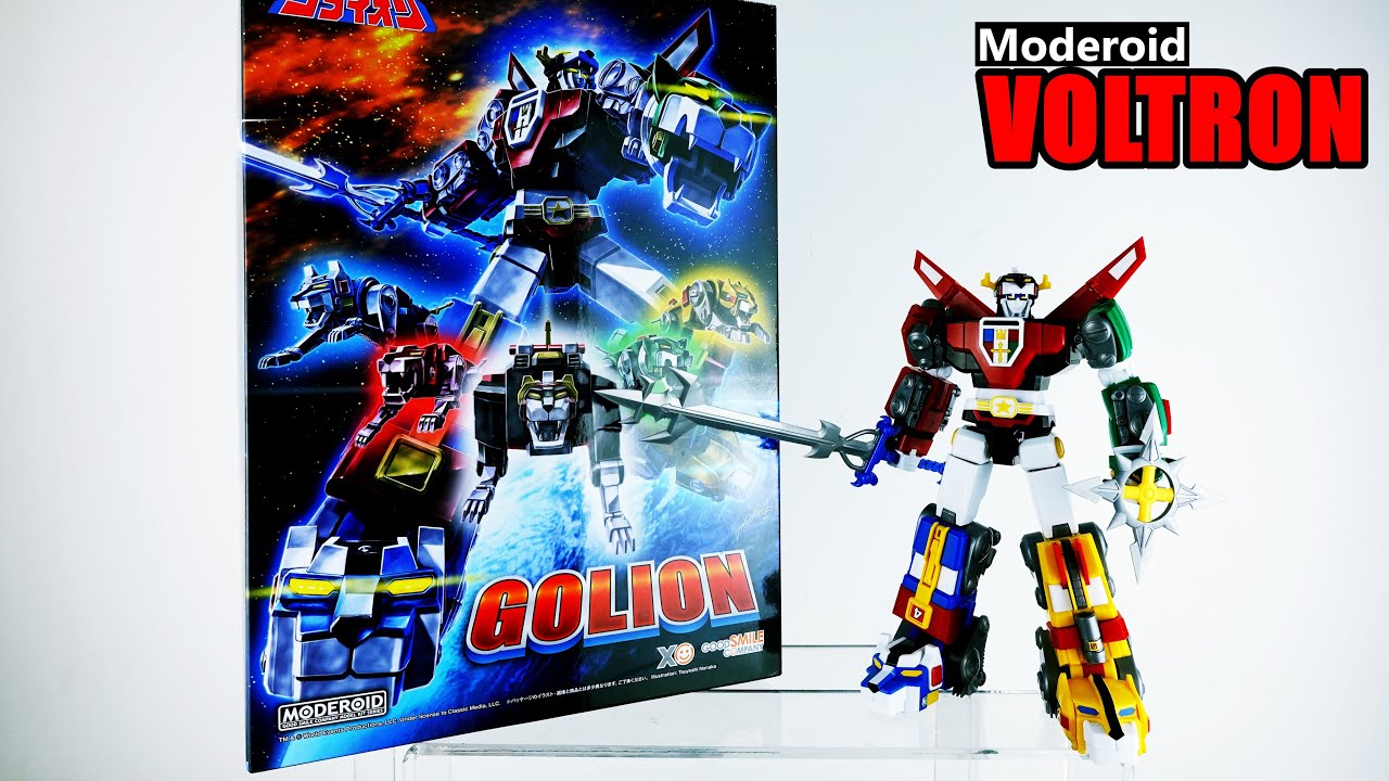 Review MODEROID Golion - Voltron - YouTube