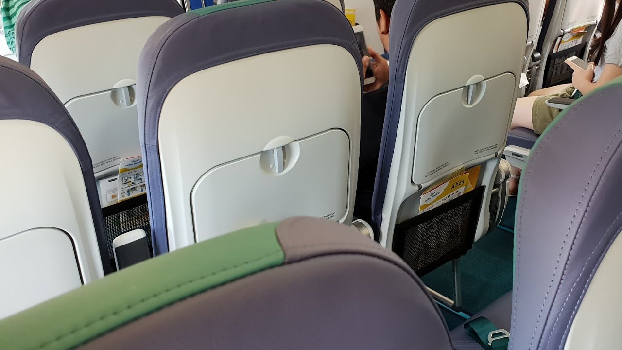 Recaro SL3510 seats - Cebu Pacific Airbus A321ceo - YouTube
