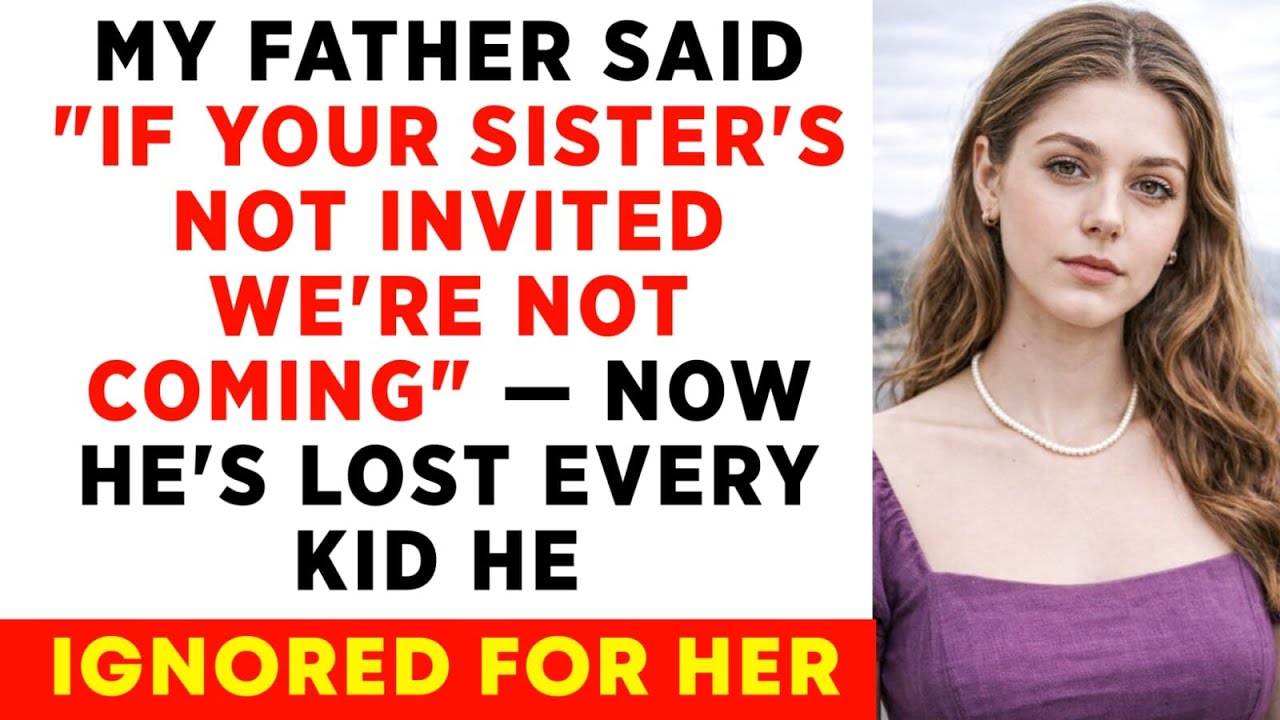 My Father Said “If Your Sister’s Not Invited, We’re Not Coming” — Now ...