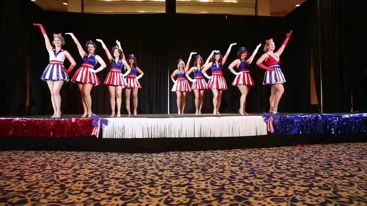 Captain America USO Girl Dancers Dragon Con 2013 Avengers Ball - YouTube