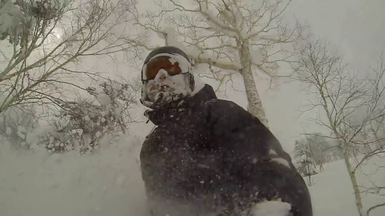 Deep Powder Snowboarding Japan - YouTube