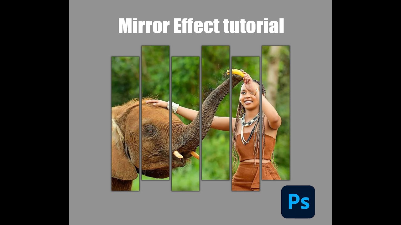 Wall Mirror effect in Photoshop tutorial - YouTube
