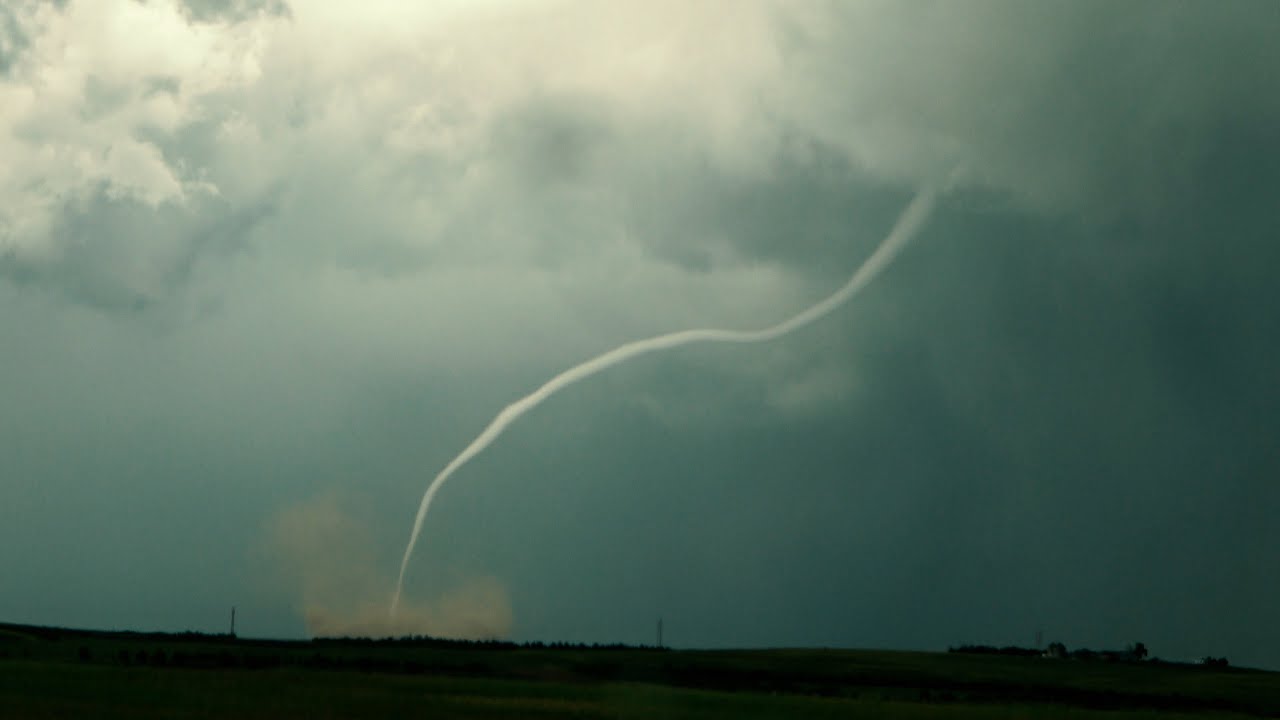 Amazing Photogenic Tornado South of Kimball Nebraska With Large Debris ...