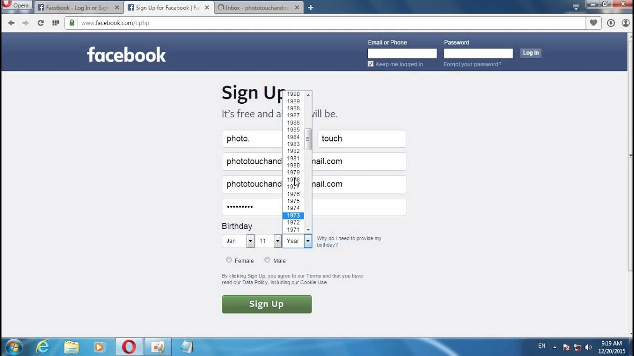 how to make account facebook no need phone number - YouTube