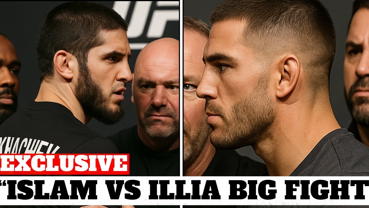 "UFC Backstage Fight Ignites! Makhachev & Topuria’s Explosive Face-Off ...