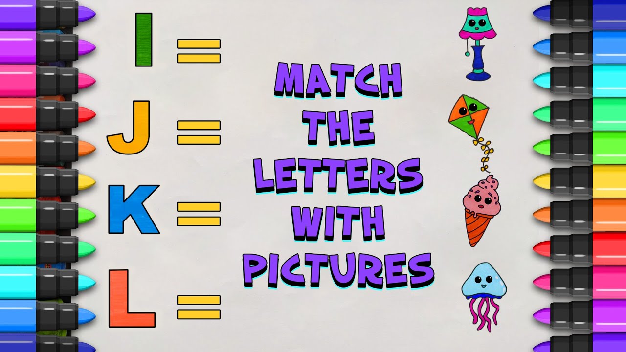 abcd drawing for kids a for apple alphabet with drawing match the ...