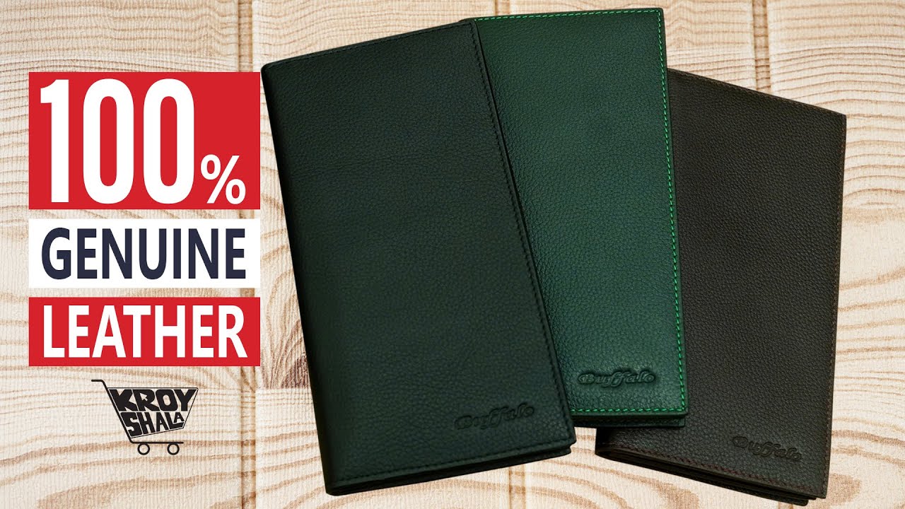 100% Original Premium Quality Leather Long Wallet - YouTube