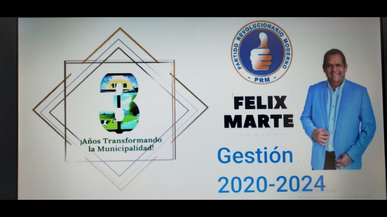 RENDICION DE CUENTA FELIX MARTE ALCALDE SAN IGNACIO DE SABANETA 2023 ...