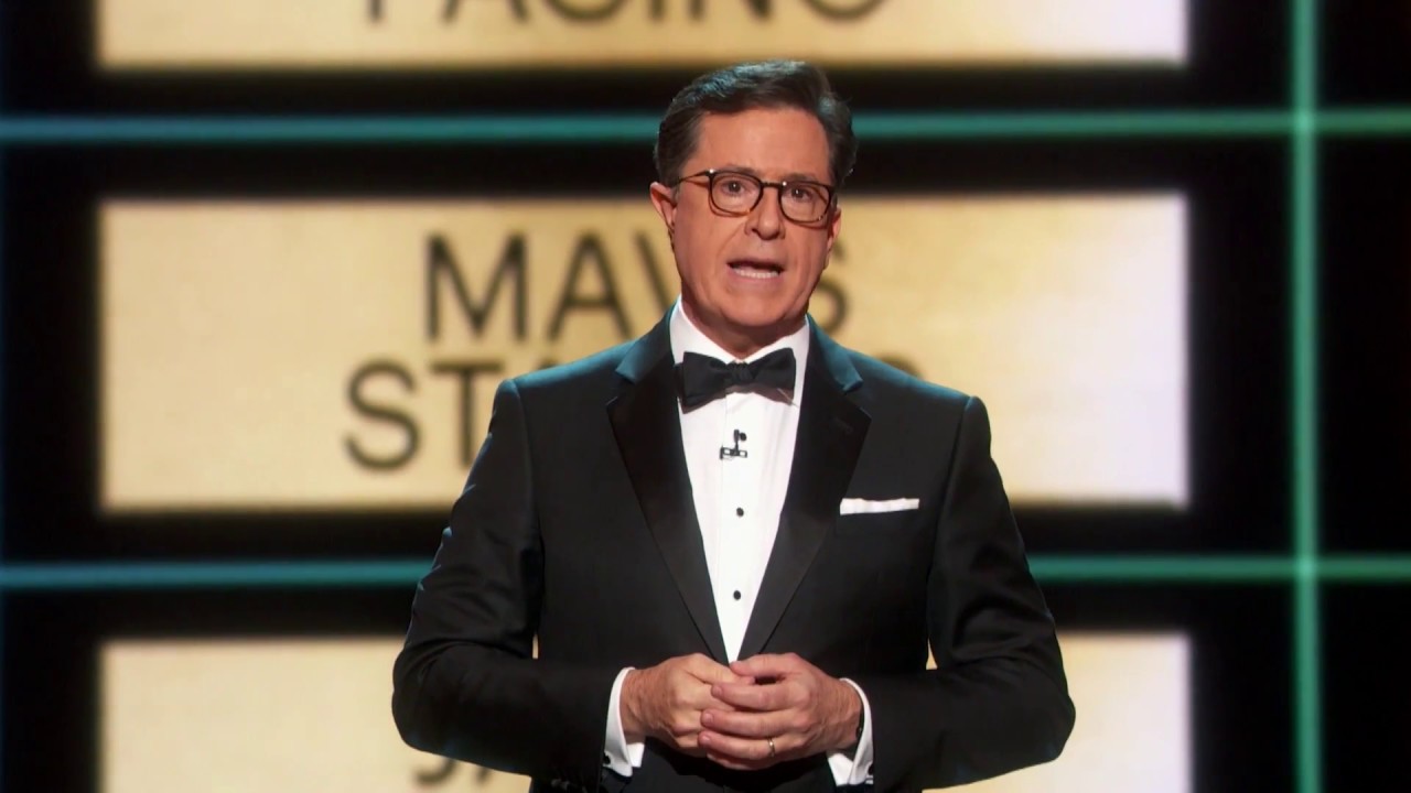 Stephen Colbert thanks the Obamas at the 2016 Kennedy Center Honors ...