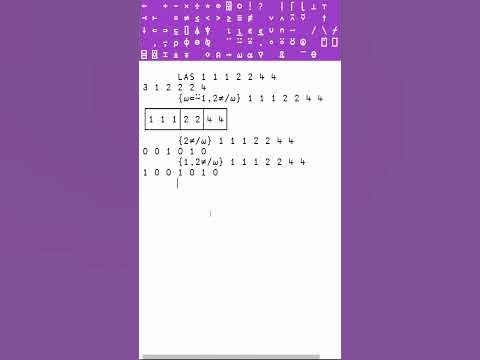 Look and Say Sequence in Dyalog APL - YouTube