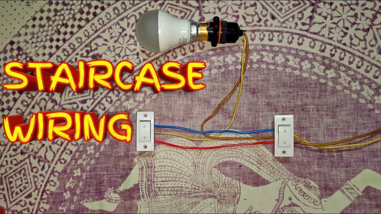 staircase wiring | two way switch wiring | expert dinesh - YouTube