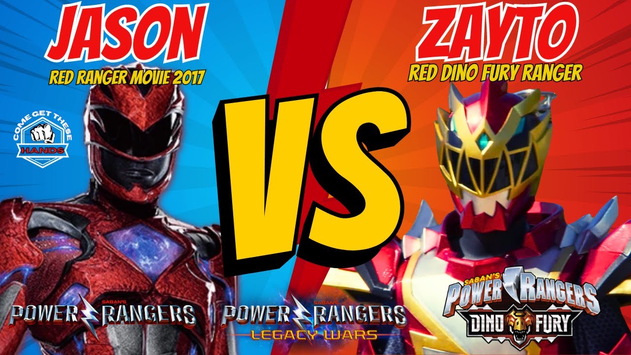 Power Rangers Legacy Wars | Jason Lee Scott 2017 Movie Vs Zayto - YouTube