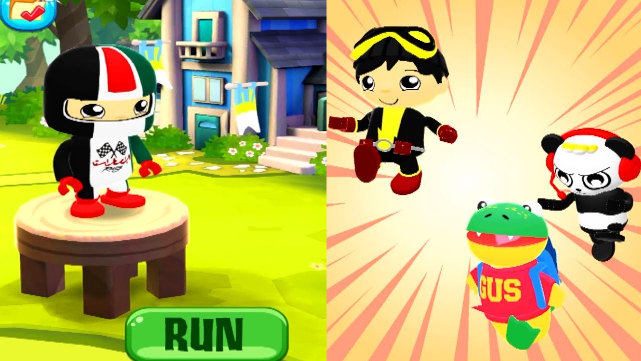 Tag with Ryan Android Gameplay - Dubai Tag Ryan & Tagged Super Spy Ryan ...