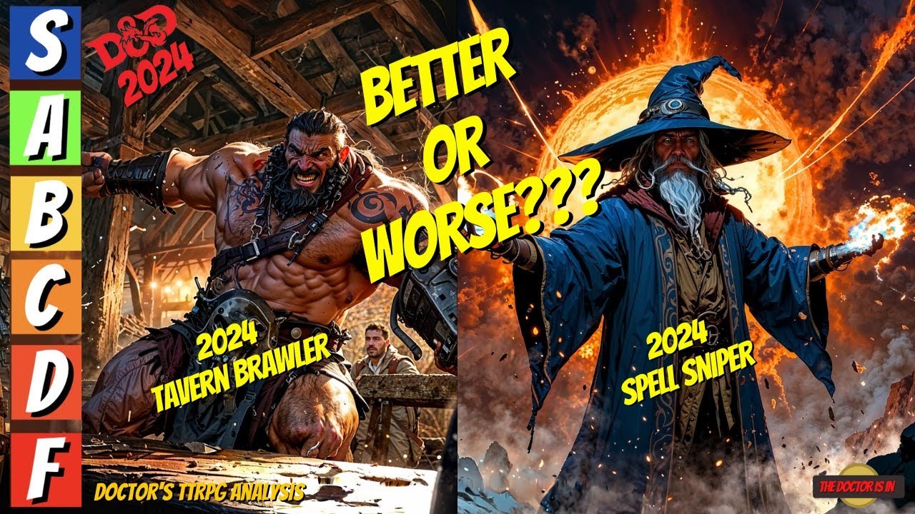 DnD 2024 Feat Review: Spell Sniper and Tavern Brawler Better or Worse ...