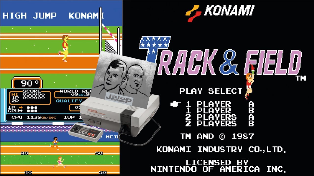 Track & Field NES - C&M Playthrough - YouTube
