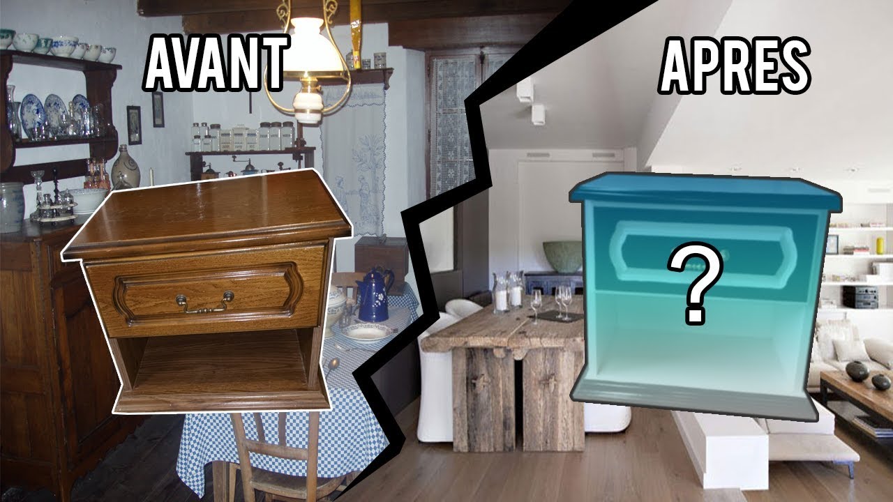 Tuto - Comment rénover une table de chevet ? - YouTube
