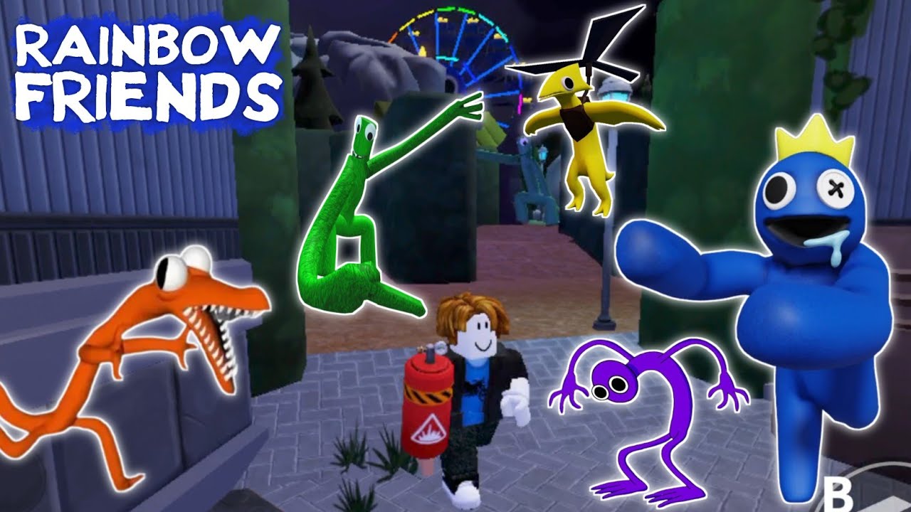 Roblox Rainbow Friends Blue, yellow, Orange, Green Full Gameplay # ...