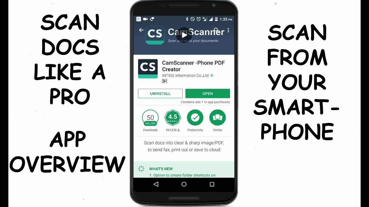 SCAN DOCUMENTS AND PHOTOS FROM YOUR SMARTPHONE | CAMSCANNER APP ...