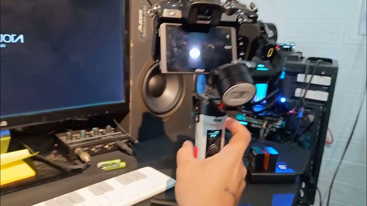 Como ajustar a velocidade do gimbal Zhiyun, qualquer modelo. - YouTube