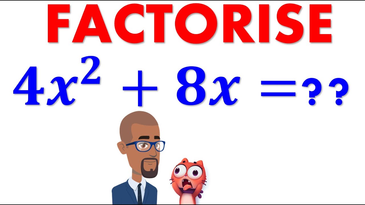 FACTORISER avec un facteur commun - YouTube