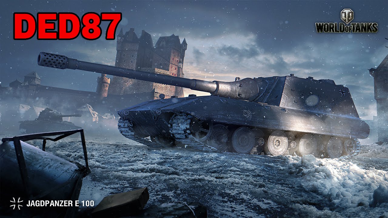 Jagdpanzer E 100 w WoT - DED87 za kółkiem - YouTube