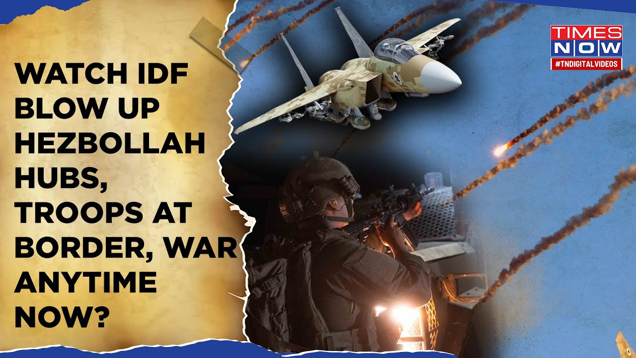 IDF Jets Blow Up Hezbollah Targets| Dramatic Video| Troops Deployed ...
