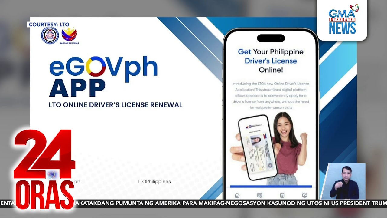 Pag-renew ng driver’s license, puwede nang gawin gamit ang “eGovPH” app ...