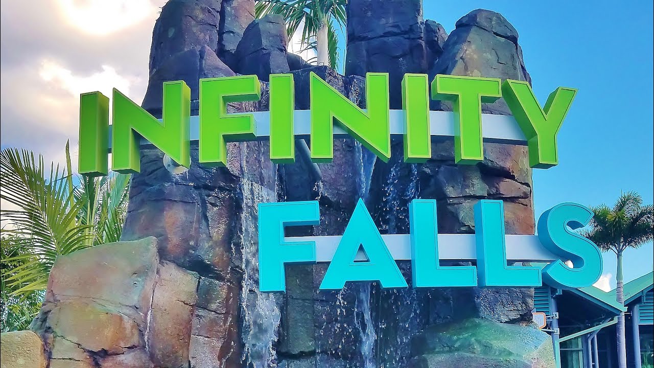 Infinity Falls River Raft Ride at SeaWorld Orlando, Florida 10-18-2018 ...