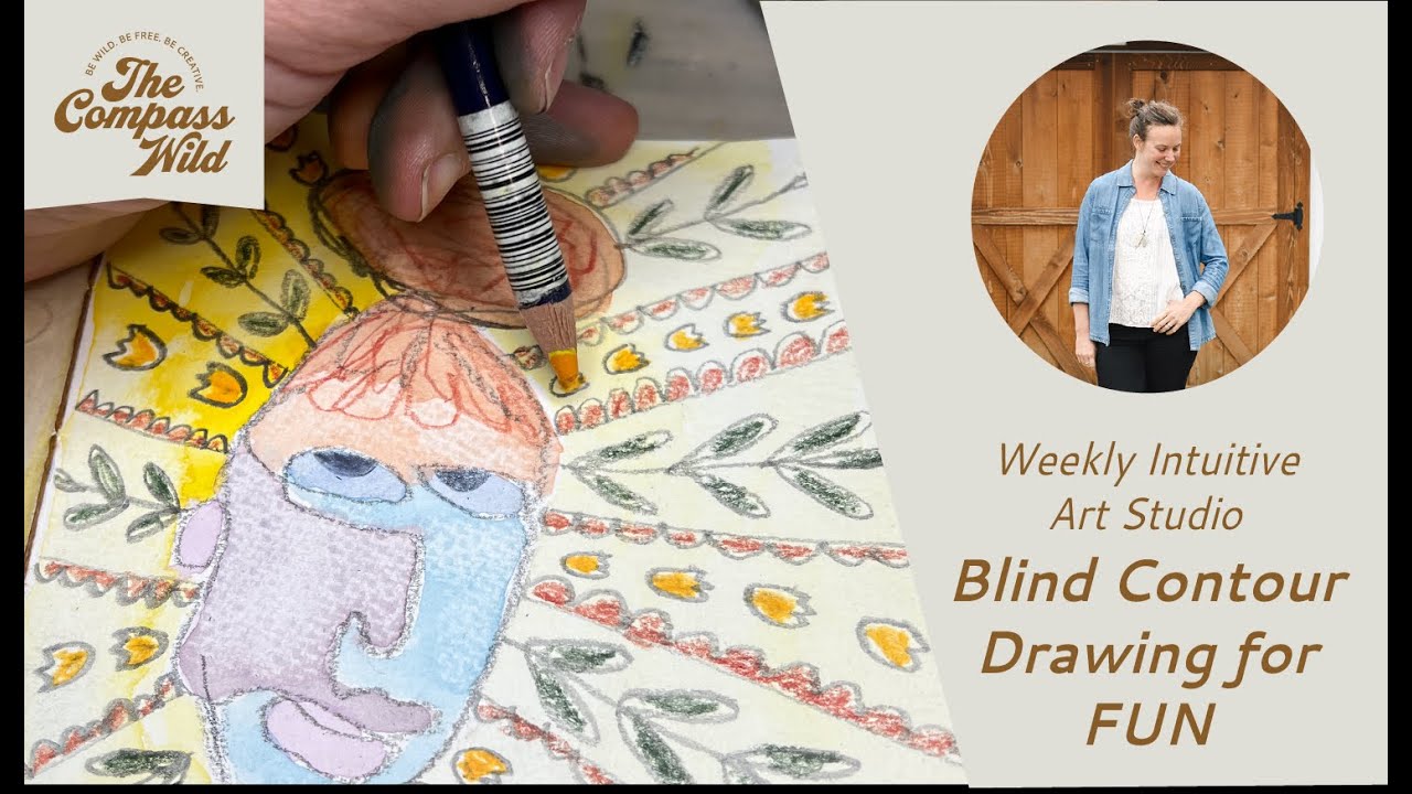 Therapeutic Art Activity - Blind Contour Drawing for FUN - YouTube