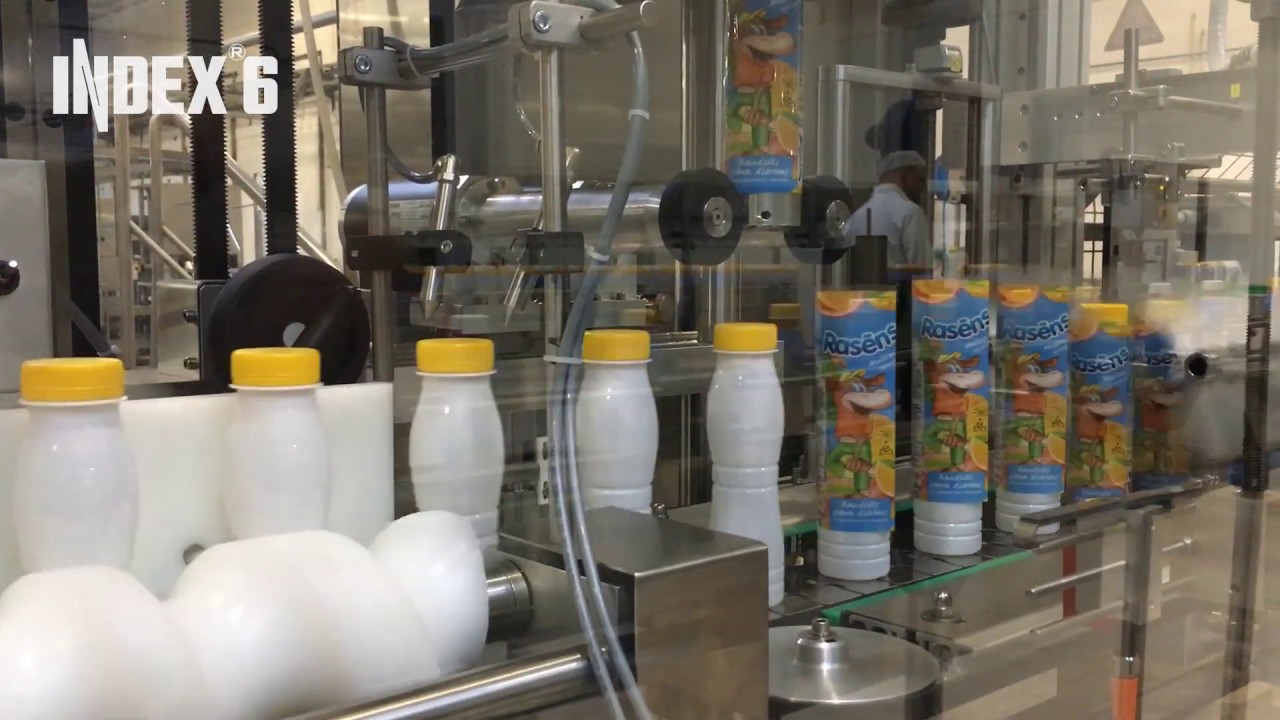 Automatic Milk filling line - drinking yoghurt with Acidophilus and ...