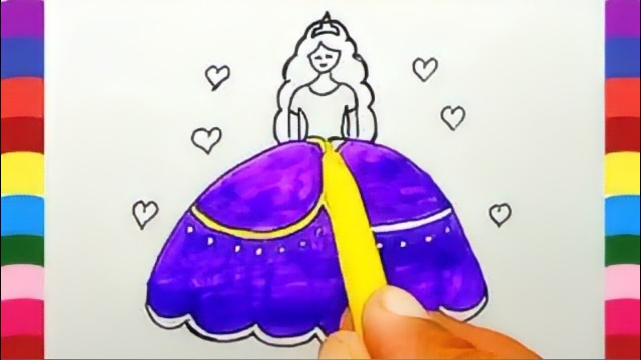 Barbie Princess Drawing Easy - YouTube