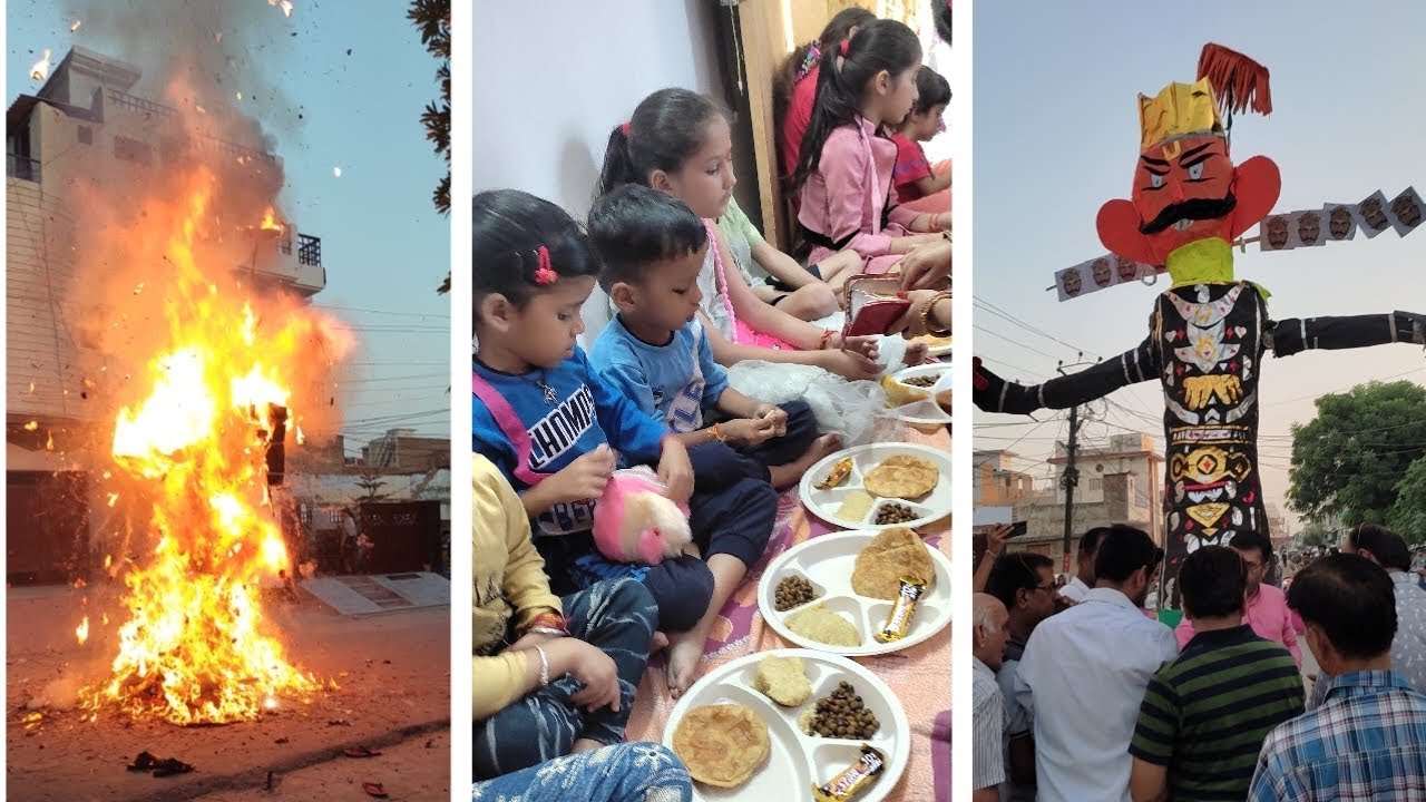 KANCHAK Pujan & Making Ravan preparation 🔥😍#vlog - YouTube