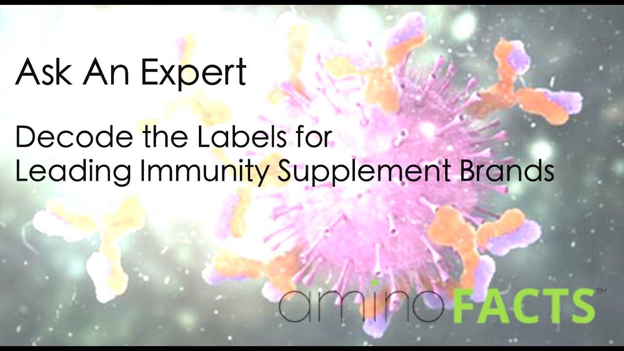 Decode the Labels for Leading Immunity Supplement Brands - YouTube