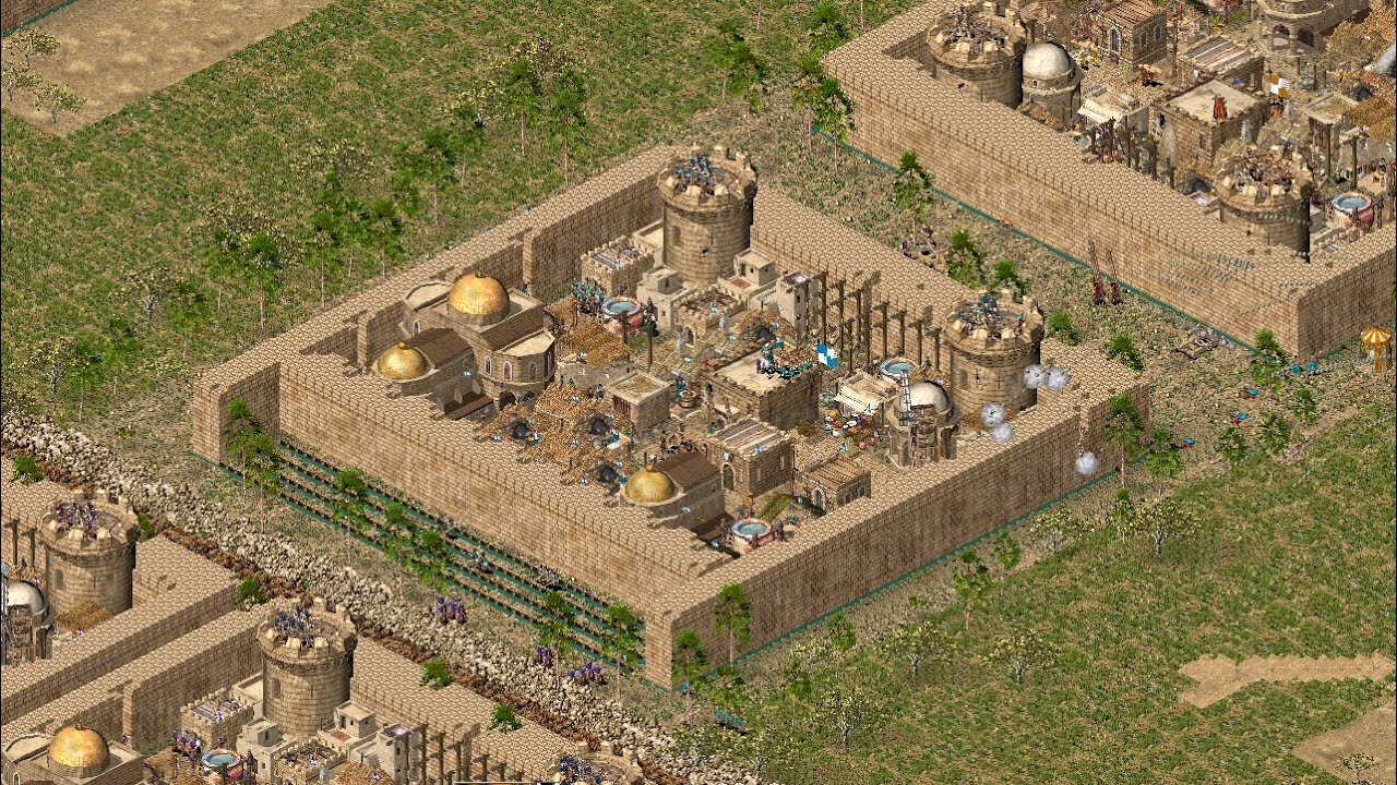 Homemade AI Castle -hunger strike maze | Stronghold Crusader - YouTube