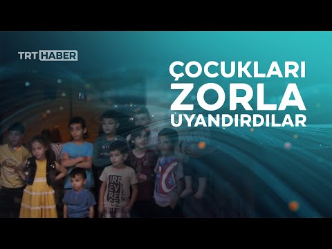 İsrail askerlerinden Filistinli çocuklara gece baskını