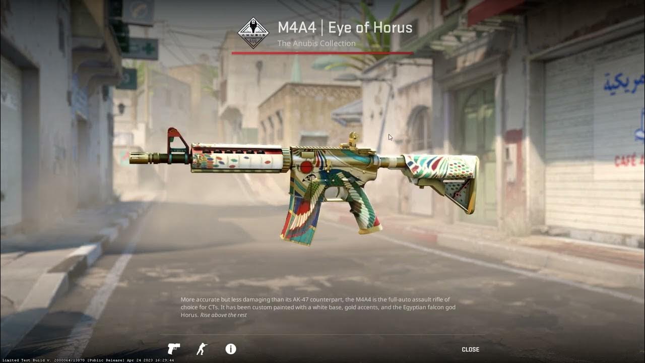 M4A4 | Eye of Horus #Anubis #Collection CS2 Skin Inspect - YouTube