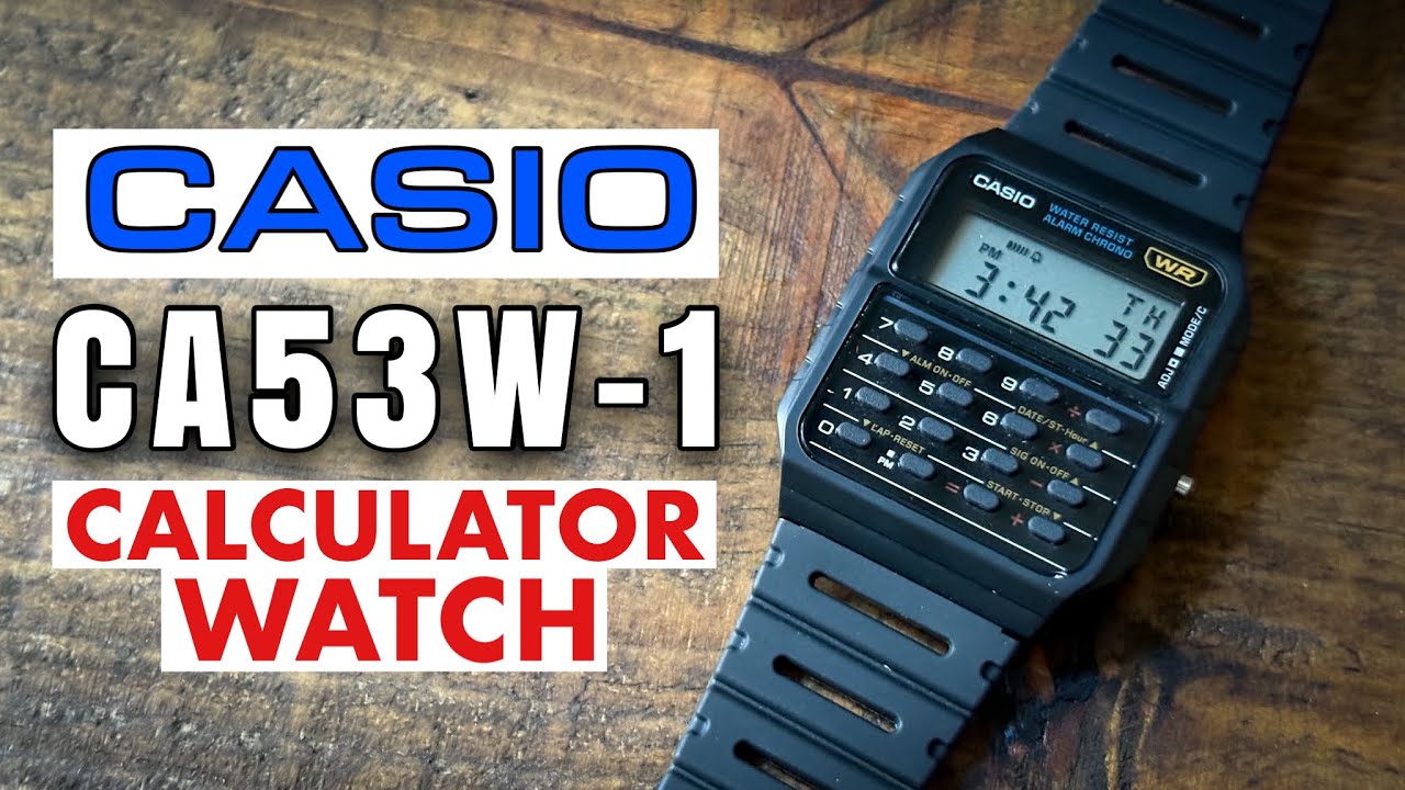 Casio CA53W-1 Watch Overview / Review - YouTube
