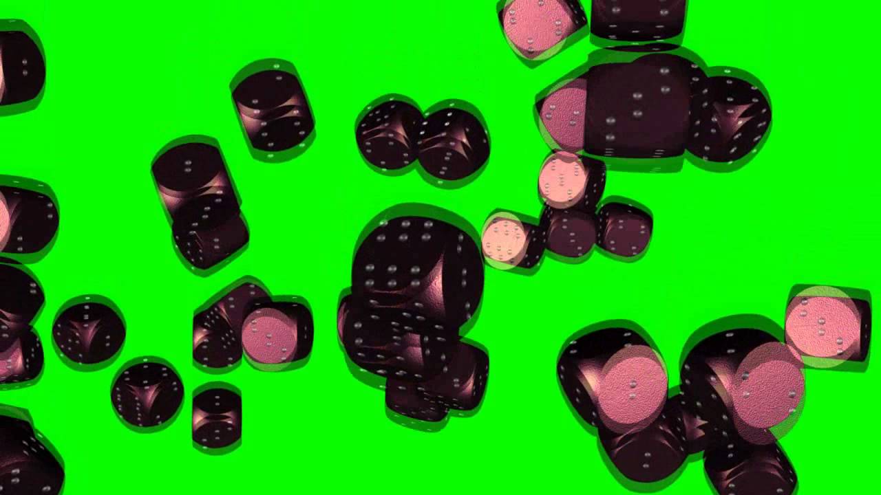 Dice - dados Transition chroma key - green screen - YouTube