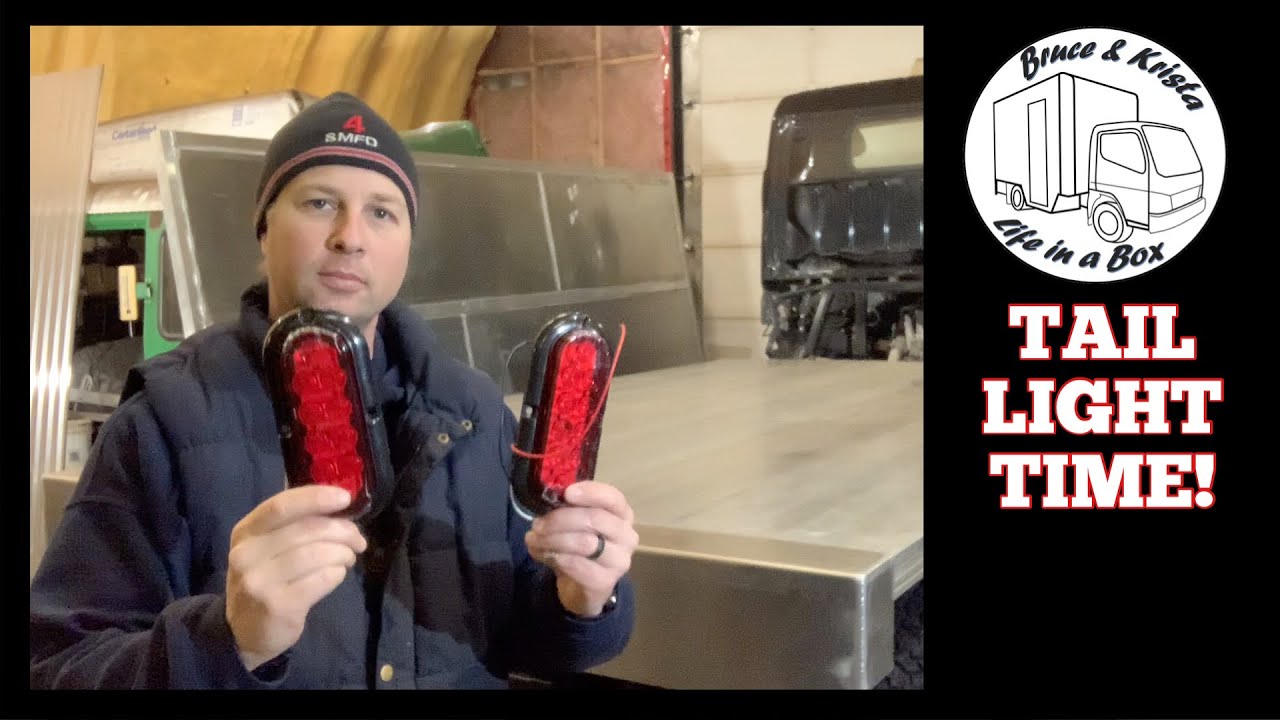 Adding LED Brake, Tail, and Turn lights to our Mitsubishi Fuso FG tray ...