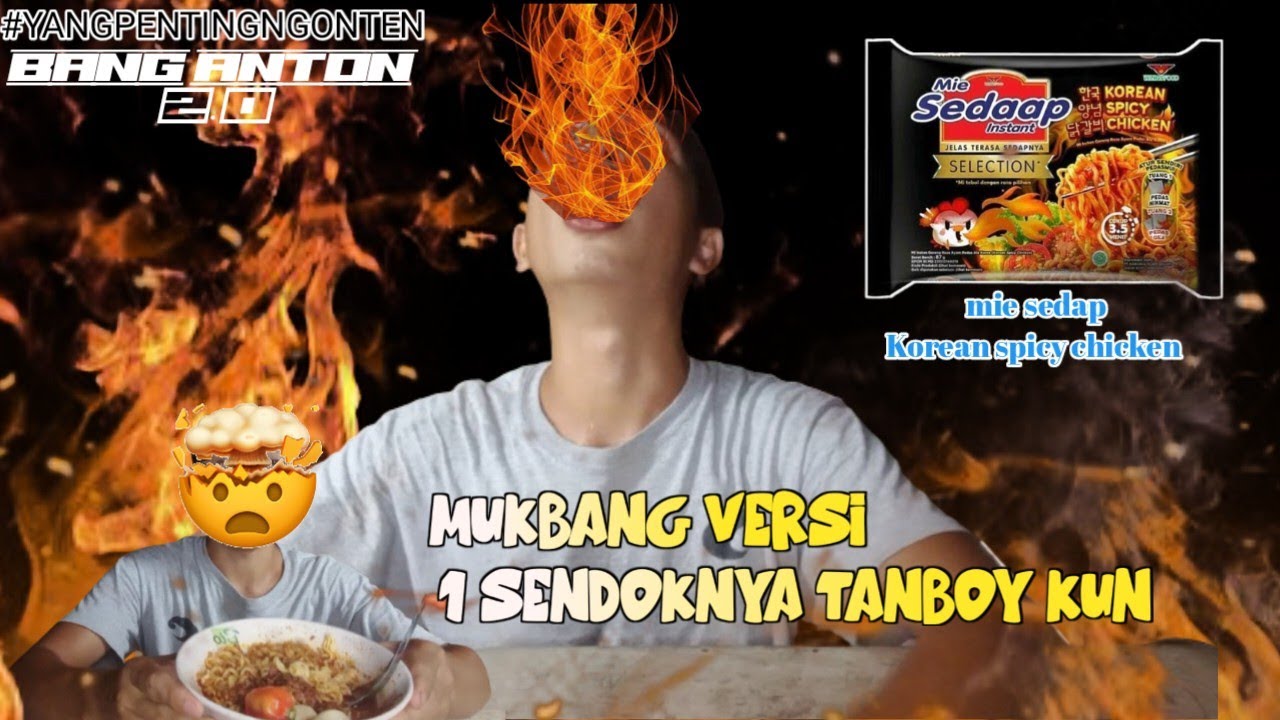 MUKBANG versi 1 sendoknya TANBOY KUN. #mukbang #mukbangpemula ...
