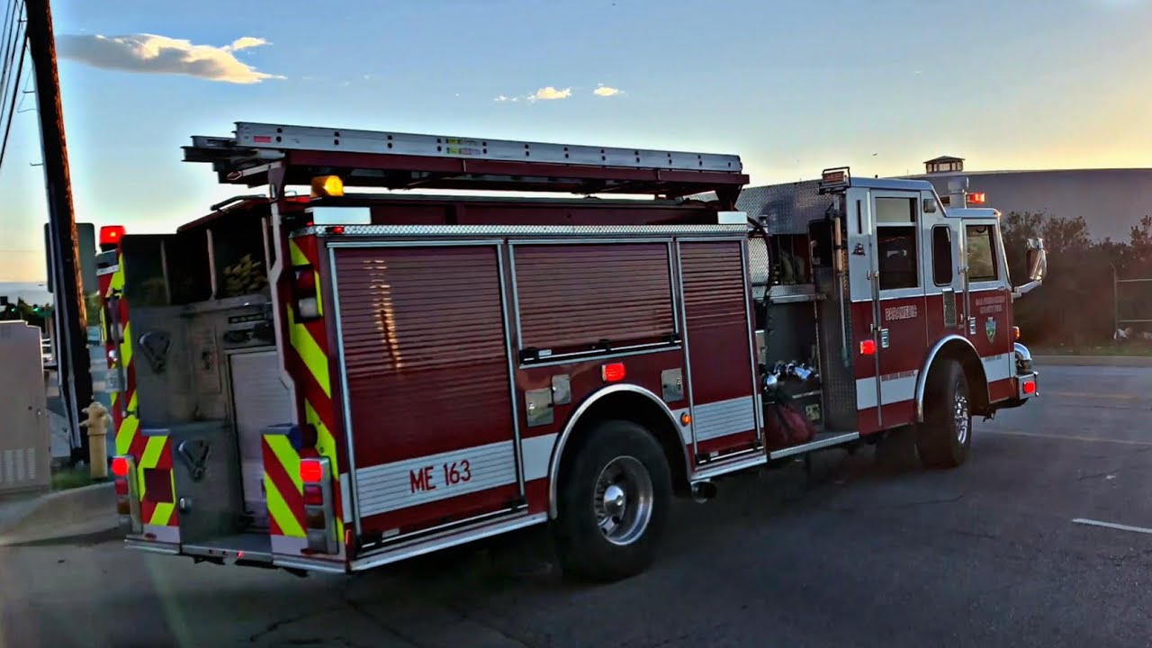 SBCoFD Medic Engine 163 Responding - YouTube