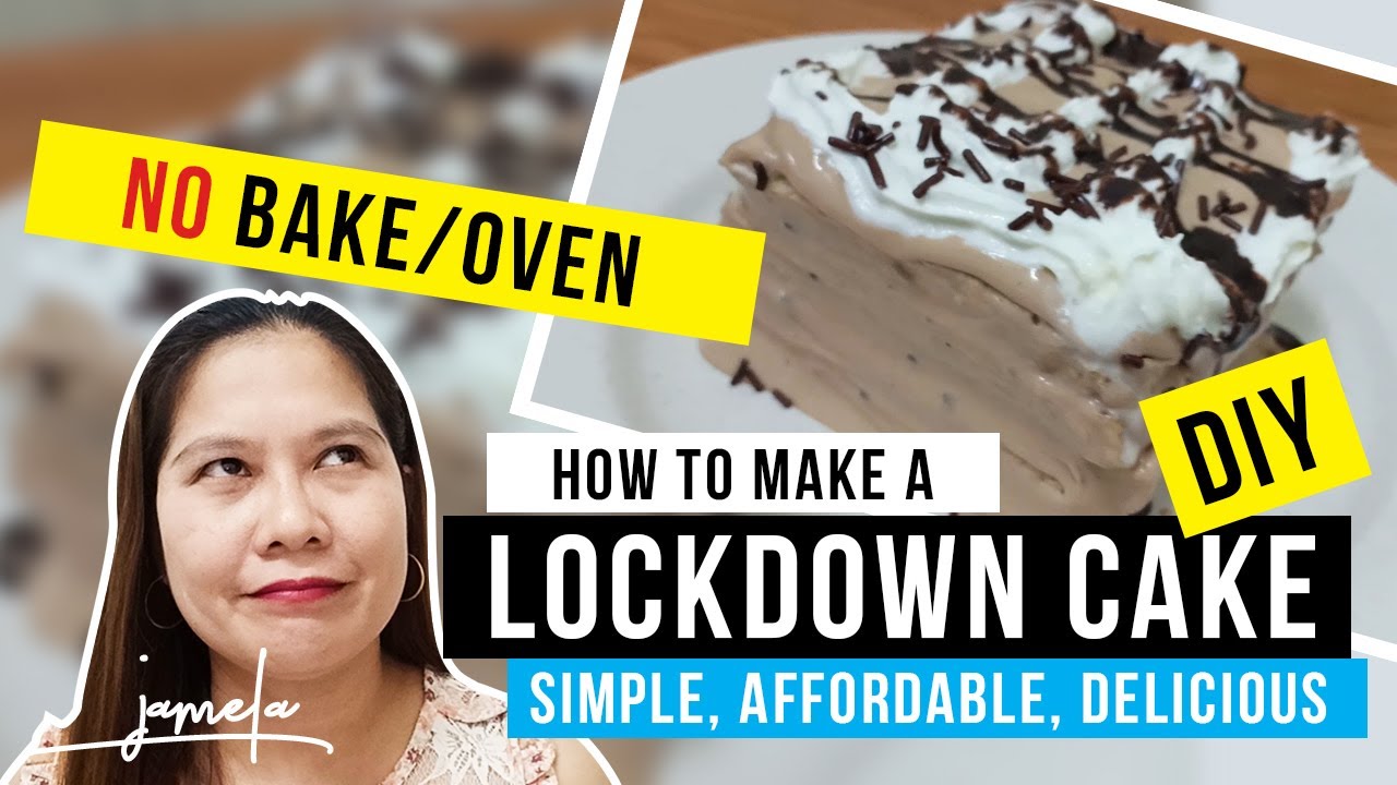 Lockdown Cake Recipe - 3 Ingredients (No Bake/Oven) - YouTube