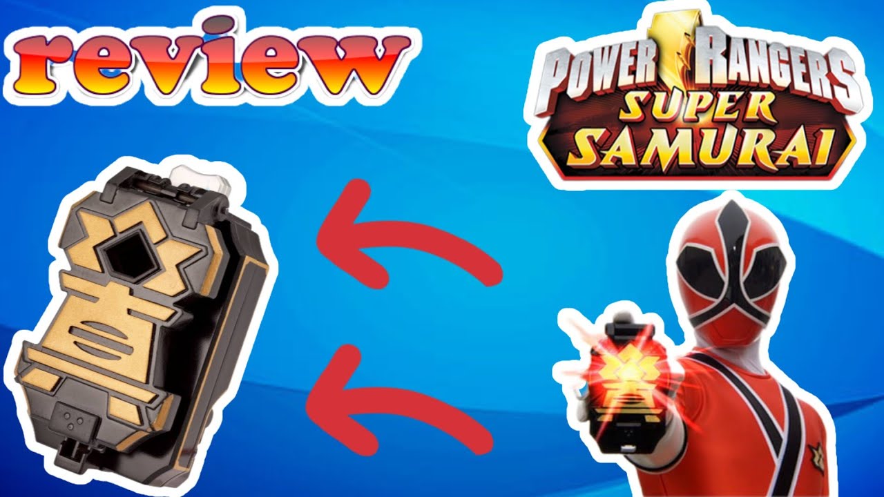 REVIEW FR boite noire (black box morpher) power rangers super samurai ...
