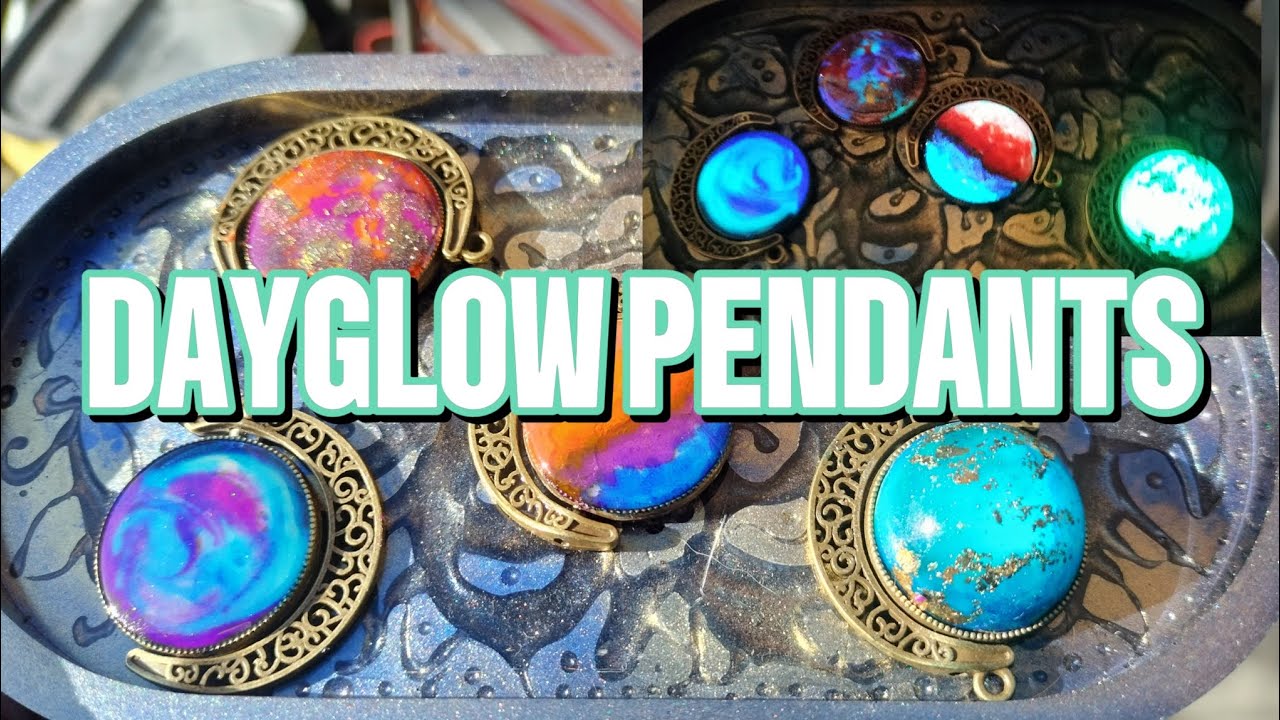 Create A Stunning Day Glow Effect with UV Resin and Glow Pigment - YouTube