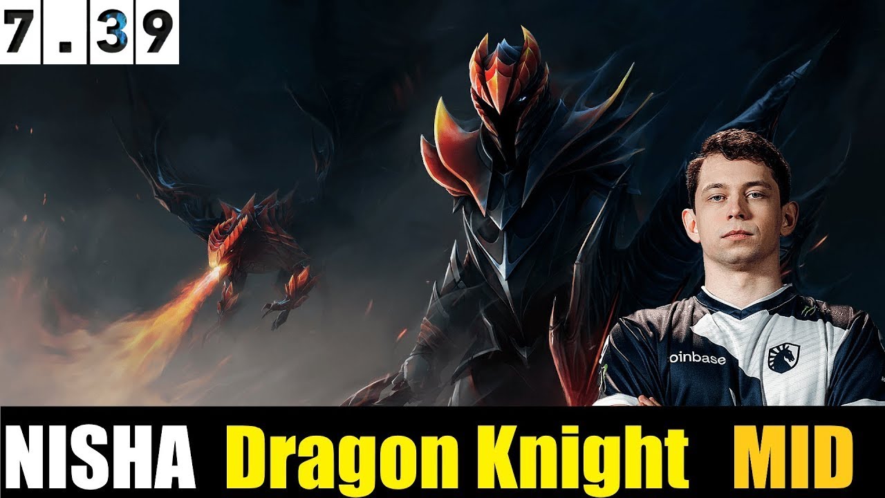 🤯 NISHA [Dragon Knight] MID 7.39 - DOTA 2 HIGHEST MMR MATCH#dota2 # ...