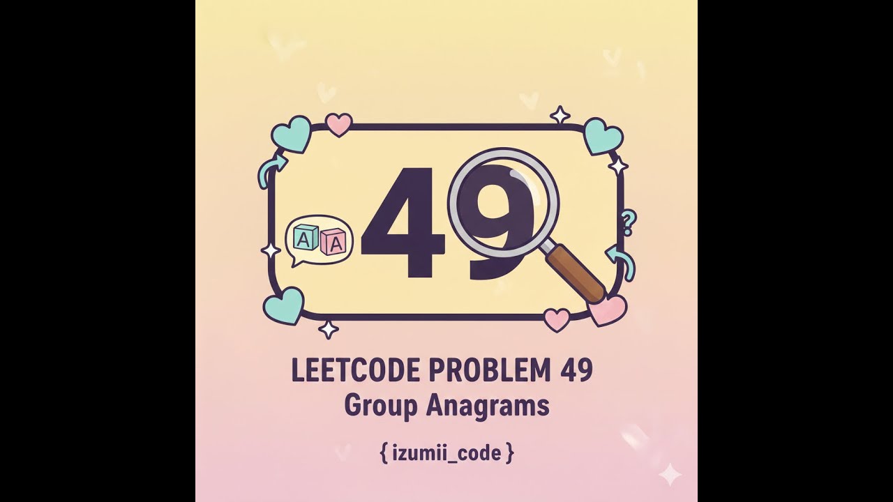 LeetCode 49 | Group Anagrams Explained from Scratch | C++ - YouTube